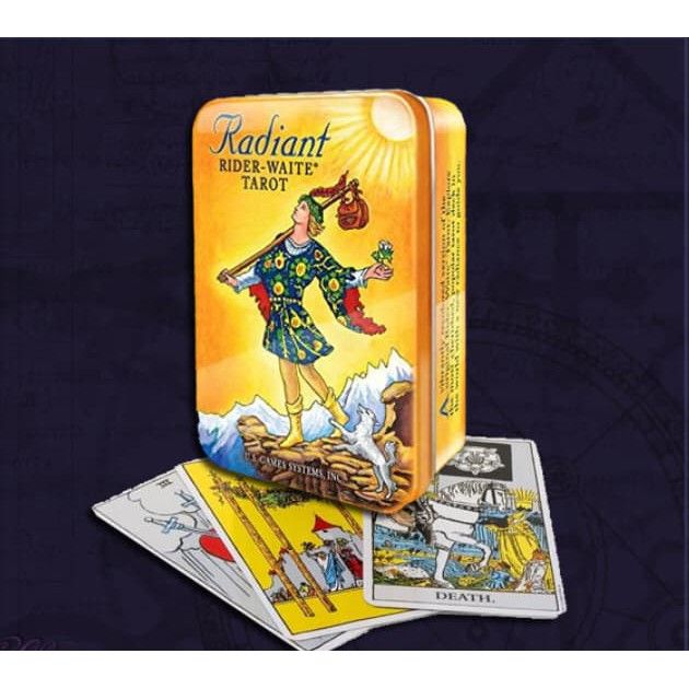 {ไพ่แท้ลิขสิทธิ์} ไพ่ทาโรต์ชุด RADIANT RIDER-WAITE TAROT (TIN BOX ...