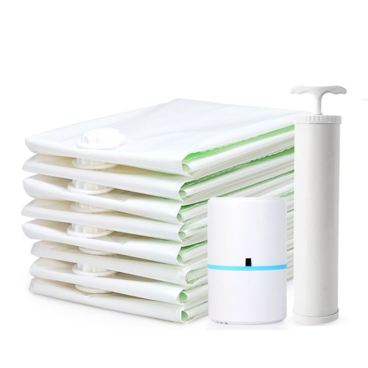 {Receive Yali} เครื่องปั๊มถุงเดินทางสุญญากาศปั๊มไฟฟ้าสำหรับที่เก็บอาหารเสื้อผ้าชั้นวางแบบประหยัด ...