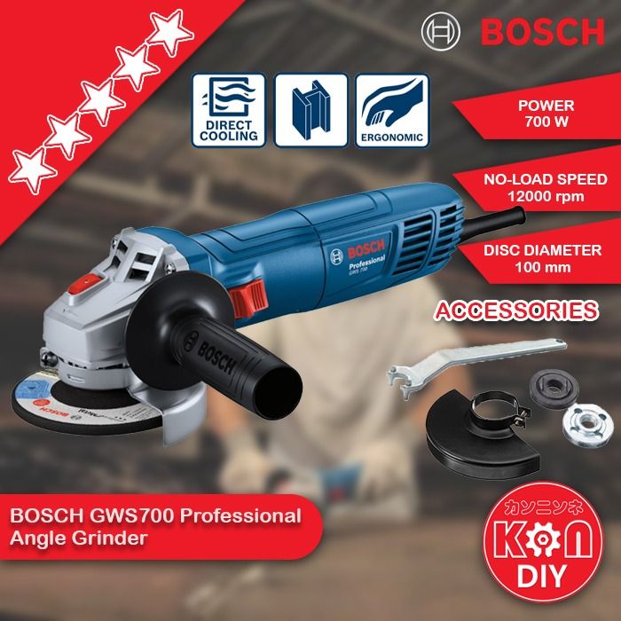 *UPGRADED* BOSCH GWS 700 GWS700 Professional Angle Grinder With Handle ...