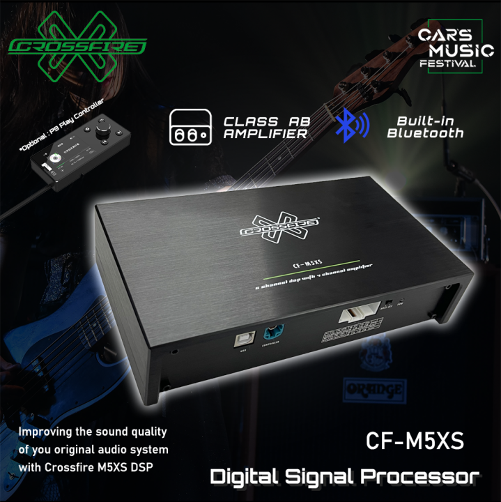 CROSSFIRE DSP AMPLIFIER M5XS BUILT IN 4 CHANNEL CLASS AB HIGH POWER ...