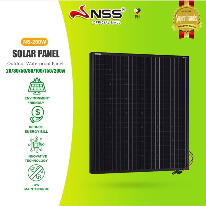 【🌏FDA certification】NSS Solar Panel with MC4 Connector Multifunctional ...