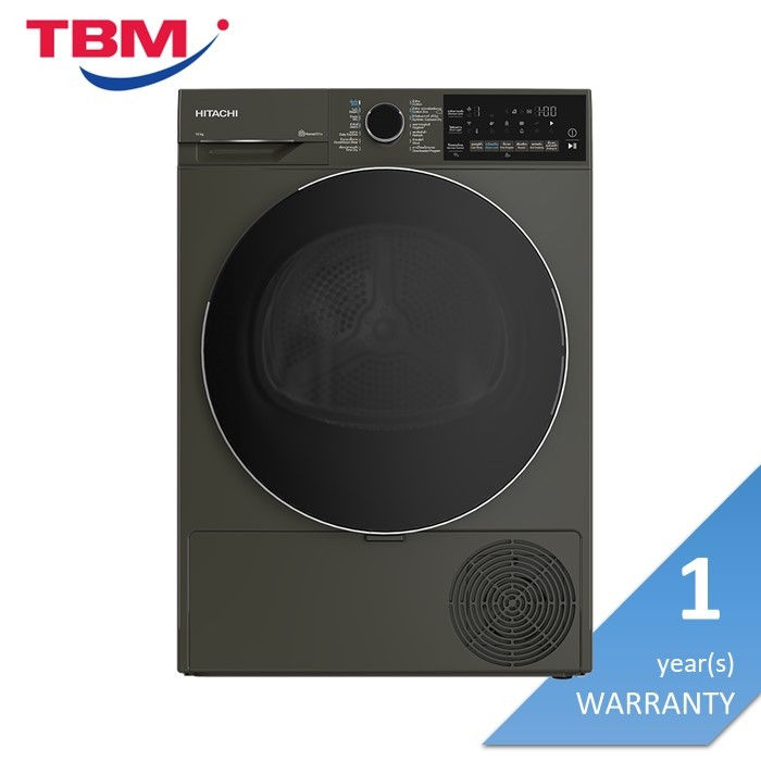 Hitachi TD-100XFVEM Tumble Heat Pump Dryer 10.0kg Inverter | Lazada