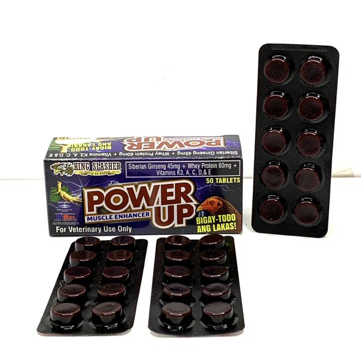 [FCR AGRIVET] KING SLASHER Power Up Muscle Enhancer (30 tablets) for ...
