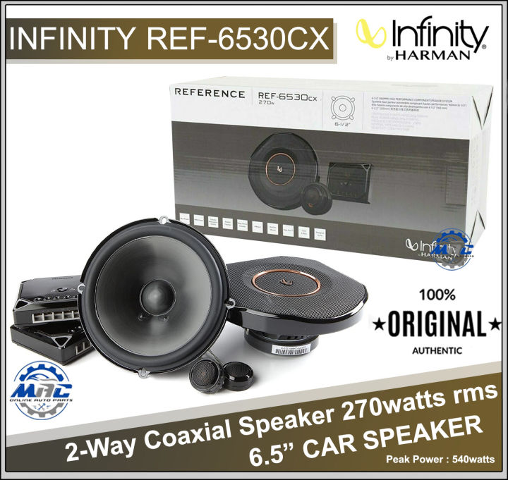 INFINITY REF-6530CX 6.5" 2-Way Component Speaker Peak Power 540watts ...