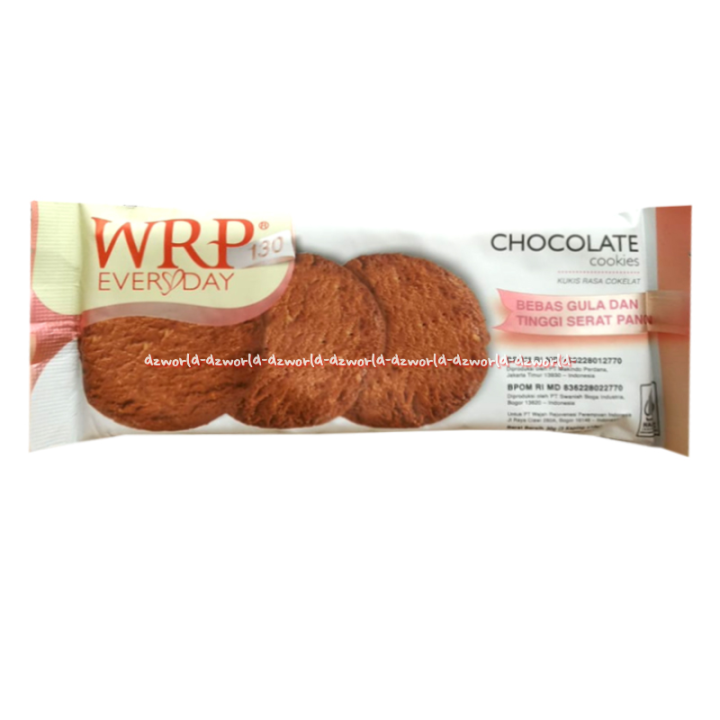 WRP Everyday Chocolate Cookies 30gr Snack Cemilan Diet Sehat 3Biskuit ...