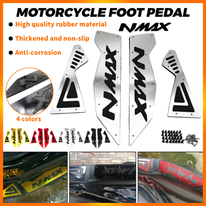 E&M NMAX V1 Matting Footboard with Carbon Complete Bolts And Nuts ...