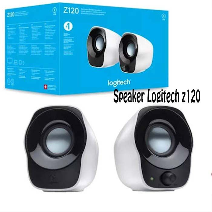SPEAKER LOGITECH Z120 STEREO USB JACK 3.5MM RESMI | Lazada Indonesia