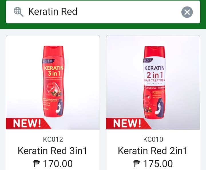 Kirei-San KERATIN Red 3-in-1 Shampoo, 2-in-1 Conditioner | Lazada PH