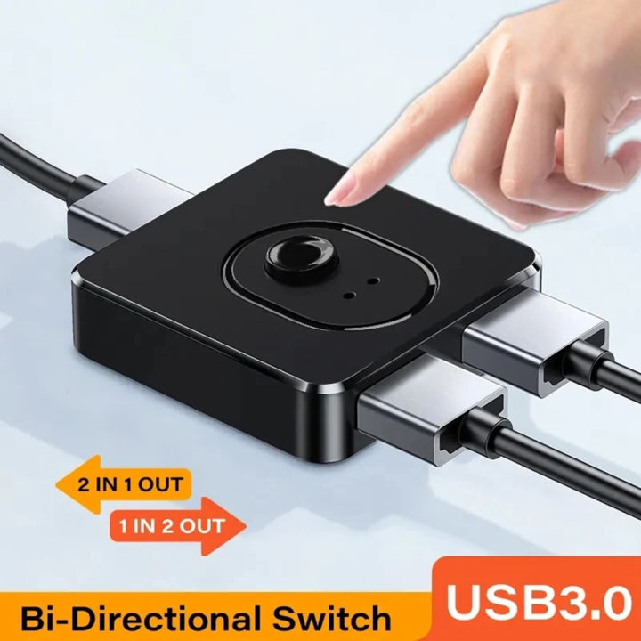 【high Quality】 Usb 3 0 Switch Selector Usb 2 0 Two Way Sharer Kvm Switch 2 In 1 Out Usb Switch