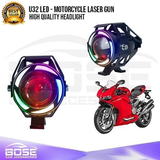 U32 LED - Motorcycle Laser Gun - High Quality Headlight (1pcs) Bose Car ...