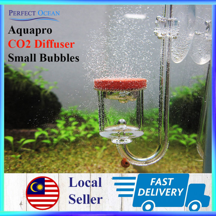 Aquapro CO2 Diffuser Small Bubbles Acrylic READY STOCK | Perfect Ocean ...