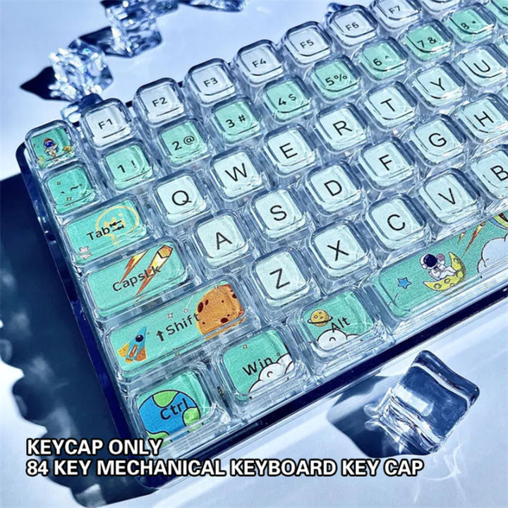 Mechanical Keyboard Keycap Xda Backlit Keycap Set 84 Keys Abs Keycap ...