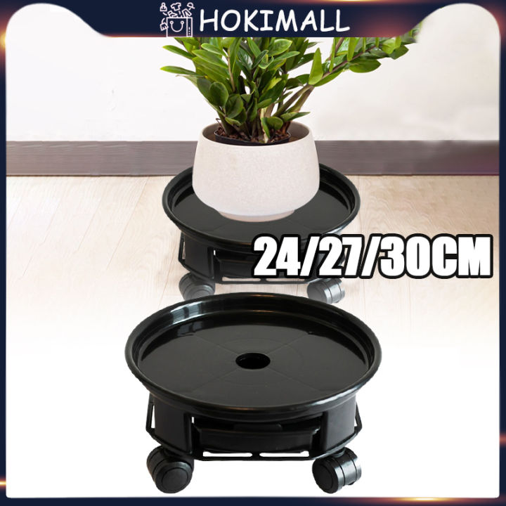Tempat Vas Bunga Putar 360° Tempat Pot Tanaman Dengan Alas Roda Tatakan ...