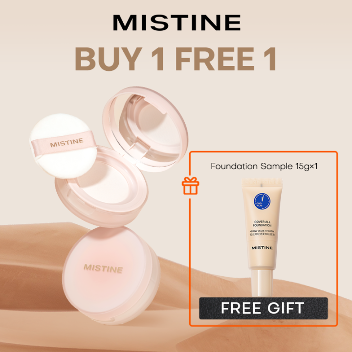 MISTINE 24H Oil Control Translucent Loose Powder Setting Foundation ...