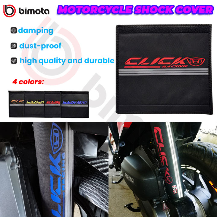 Bimota 1 Pcs Shock Cover V2 For Honda Click Reflective Strip Washable ...