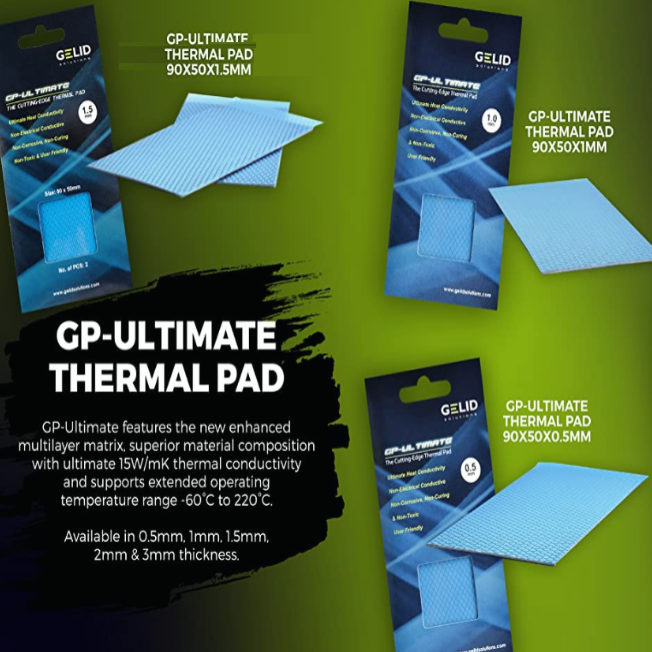 Gelid Solutions GP-Ultimate - Gelid Thermal Pads for GPU and other ...