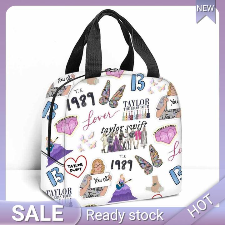 Taylor Swift Insulated Lunch Bag School Picnic Travel Snack Lunch Box ...