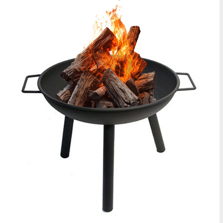 Portable Round Brazier Durable Outdoor Firepit Portable Round Firepit ...