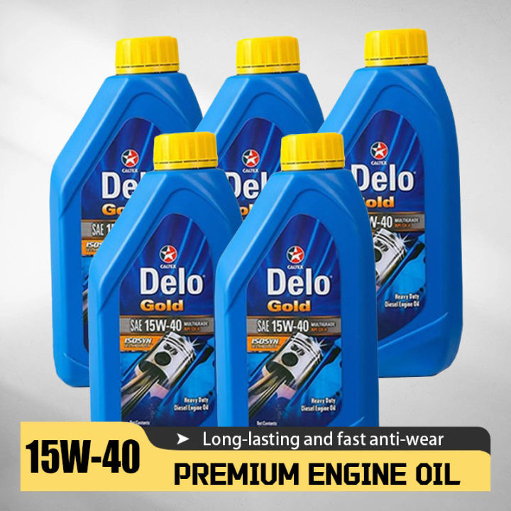 【Buy 1 Take 3】 Caltex Delo Gold 1L Ultra 15W-40 Heavy Duty Diesel ...