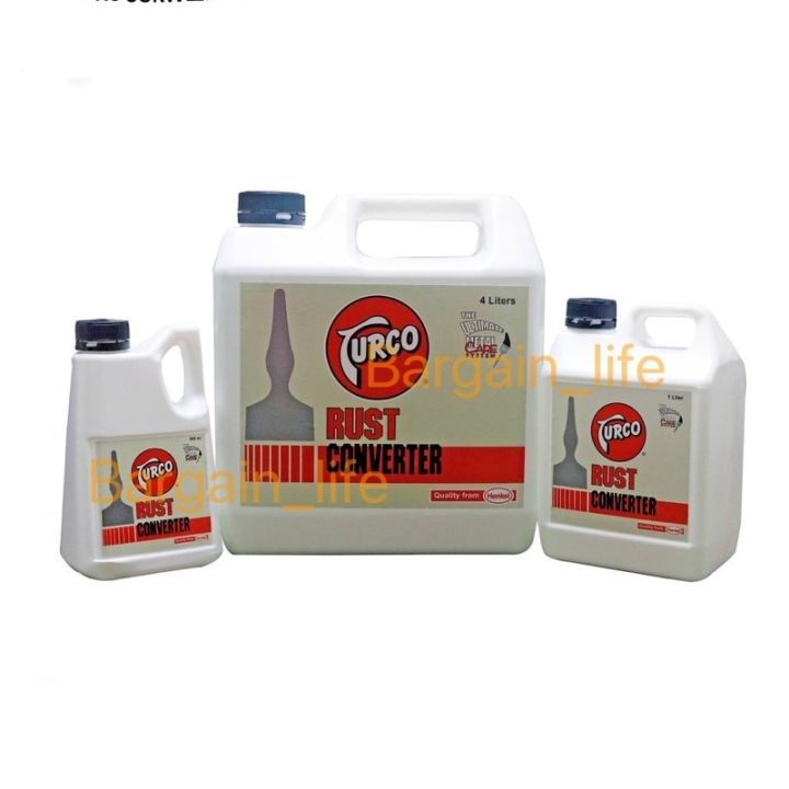 Turco Rust Converter (1/2L-1L) System Water-Thin Surface | Lazada PH
