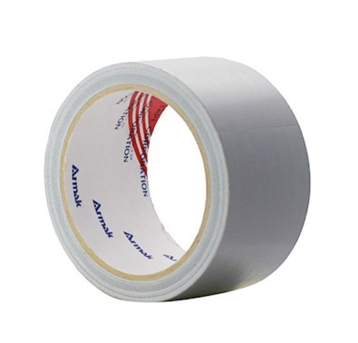 Cloth Duct Tape - Silver Grey Gray Mesh Duck Tape 2 inch x 82 feet or ...