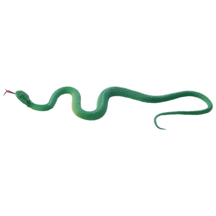 (KFVT) Simulation soft plastic toy snake Simulation Snake Rubber Tip ...