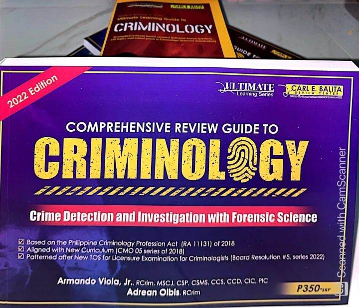 2022 (CDI & Forensic) CBRC NEW CURRICULUM CRIMINOLOGY REVIEWERS | Lazada PH
