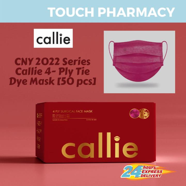 [CNY 2022 SERIES] CALLIE MEDICAL MASK - 4 Ply Surgical Adult Face Mask ...