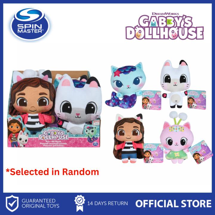 Gabby's Dollhouse Purr-ific Value Plush Animals Stuffed Toys for Kids ...