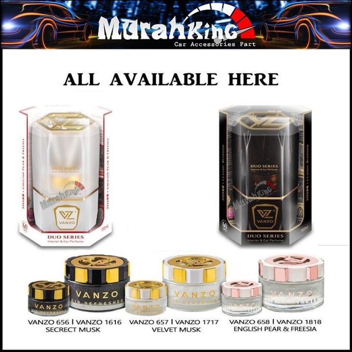 VANZO CAR PERFUME 100% ORIGINAL JAPAN VEHICLE AIR CAR FRESHENERS CAR ...