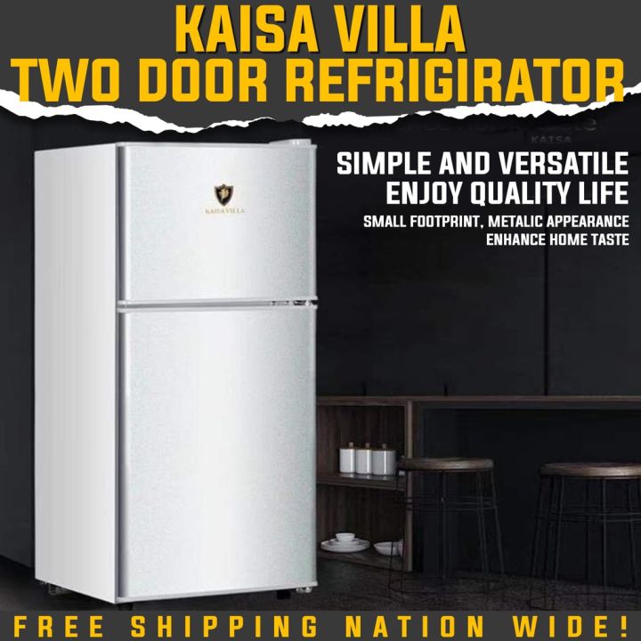 KAISA VILLA Two Door Smart Freezing Mini Refrigerator | Lazada PH