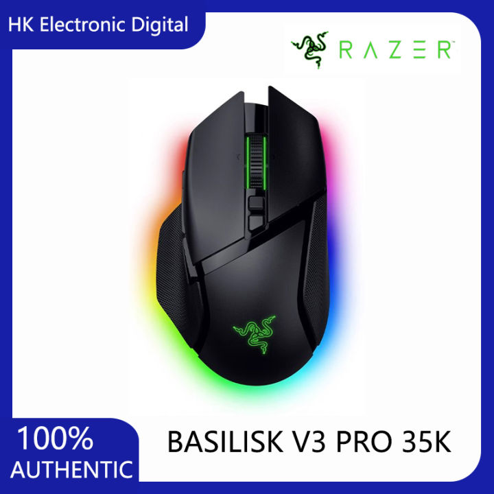 Razer Basilisk V3 Pro 35K Wireless Gaming Mouse HyperScroll Tilt Wheel ...