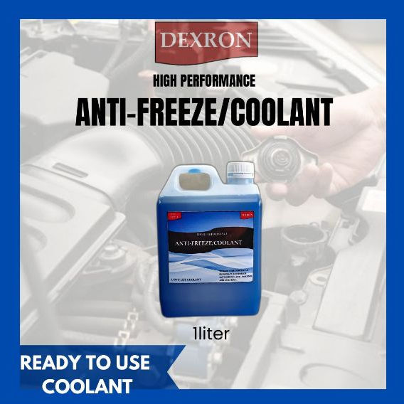 DEXRON HIGH PERFORMANCE ANTIFREEZE/COOLANT (BLUE) 1 LITER (READY TO USE LONG LIFE COOLANT ...