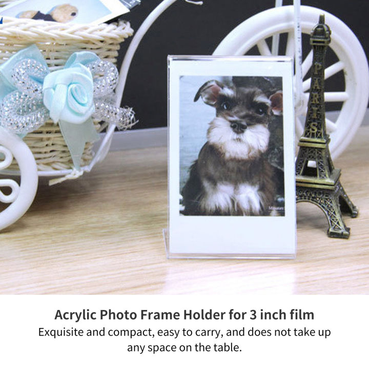 Acrylic Photo Frame Holder for Mini 8/7s/25/50s/90/9 3 Inch Film L ...