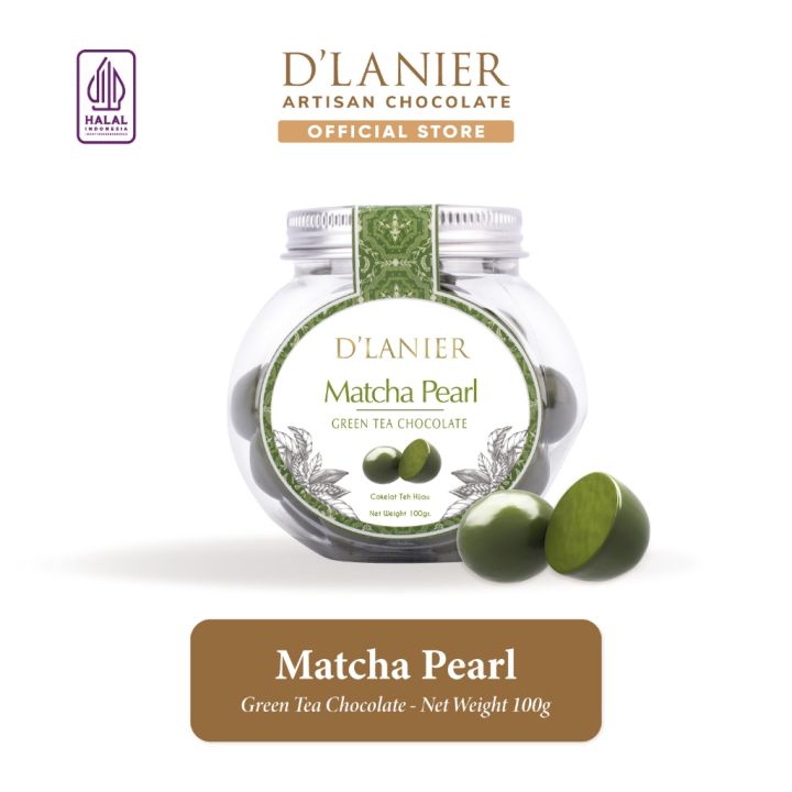 D'Lanier Matcha Pearl with Green Tea Chocolate - 100 gr | Lazada Indonesia