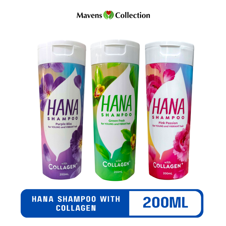 HANA Shampoo with Collagen 200ml For Young and Vibrant Hair | Lazada PH