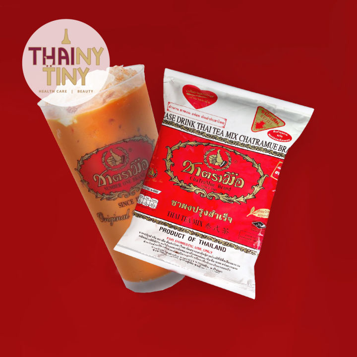 【READY STOCK】CHATRAMUE Thai Red Tea Milk Tea Teh Merah No.1 Brand 190g ...