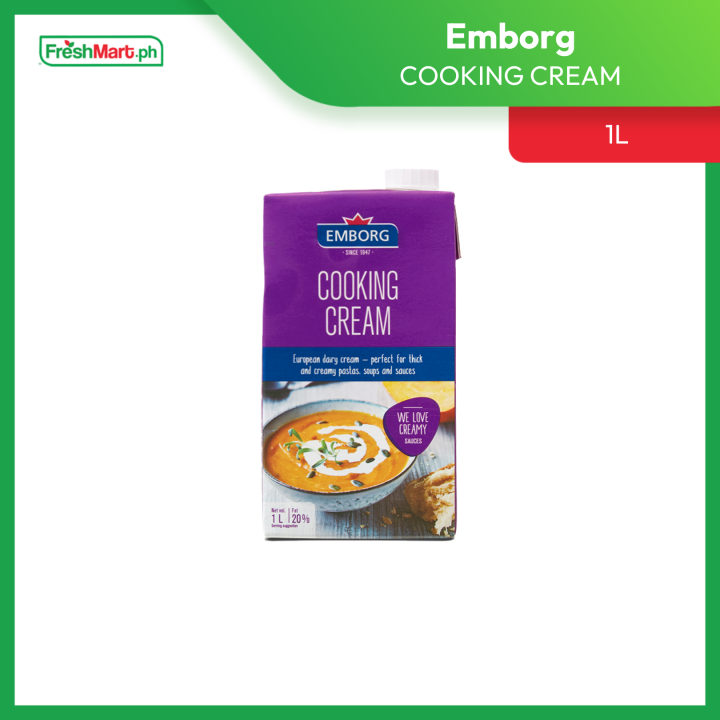 EMBORG UHT Cooking Cream 1L | Lazada PH