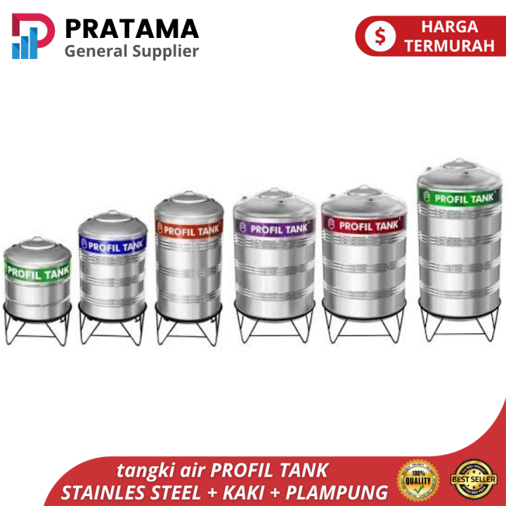 Tandon/Tangki AIR Profil Tank Stainless Steel - PS380-317Lt / SURABAYA ...