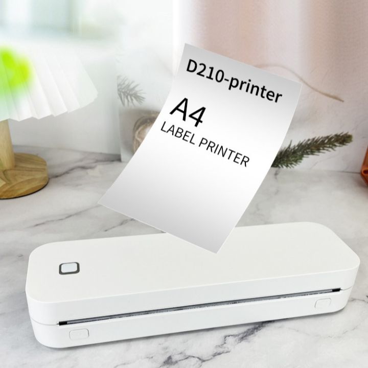A4 Letter Paper Printer Inkless Printing Office Home Bluetooth Wireless ...