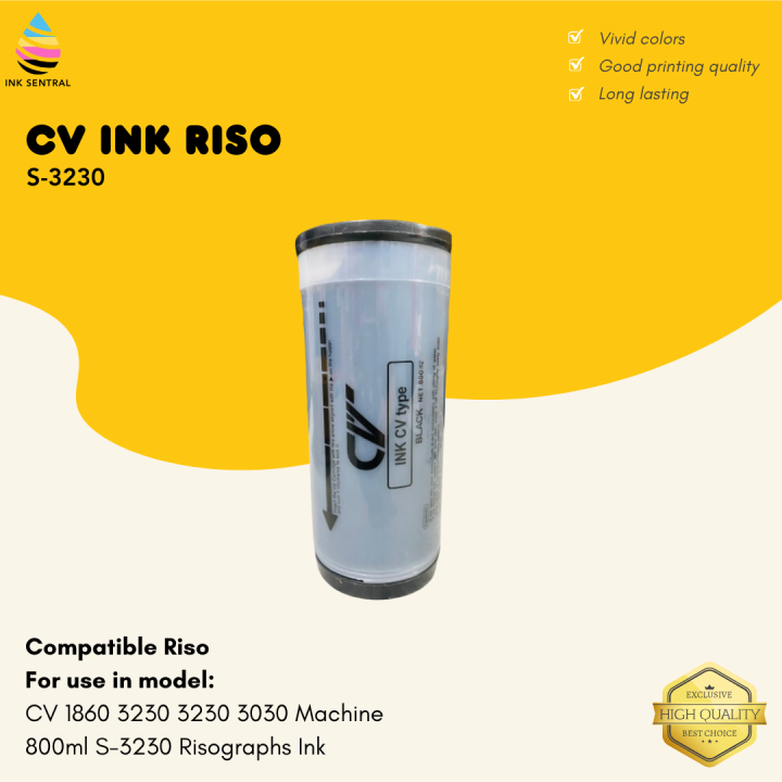 INKSENTRAL Compatible CV ink Riso Compatible RISOs CV/UA CV Ink for CV ...
