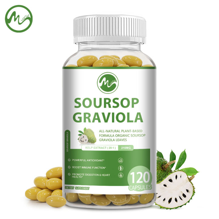 Guyabano Capsules Soursop Graviola Extract Improve Digestive Function ...