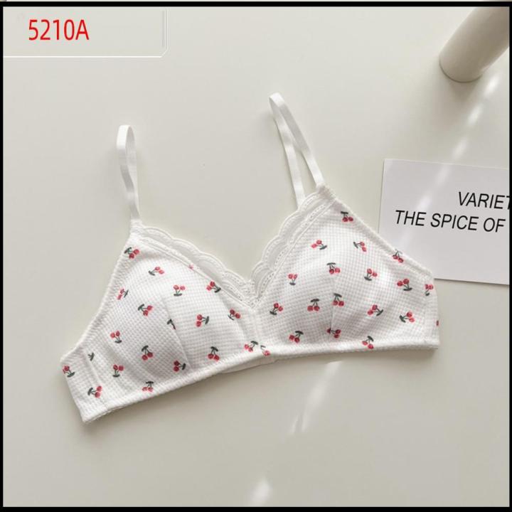 5210A ไร้รอยต่อไร้รอยต่อ ชุดชั้นในลายเชอร์รี่ เล็กๆน้อยๆ ง่ายๆ ชุดชั้นในดันทรง ฤดูร้อนฤดูร้อนฤดู ...