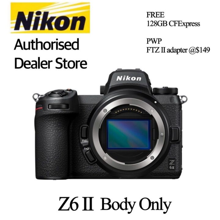 Nikon Z6 II Mirrorless Camera Body Only ( Free Wise CFexpress Type B ...
