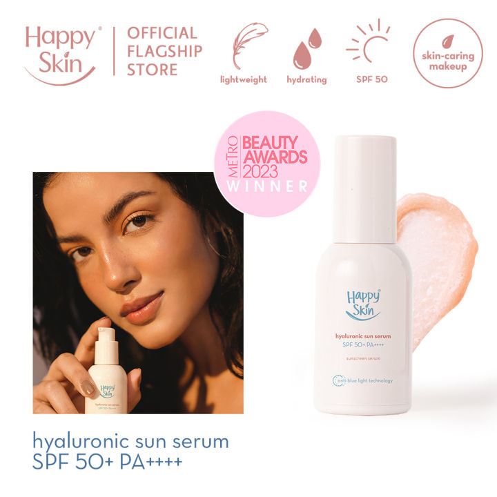 Happy Skin Hyaluronic Sun Serum SPF 50+ PA++++ [Sunscreen Serum ...