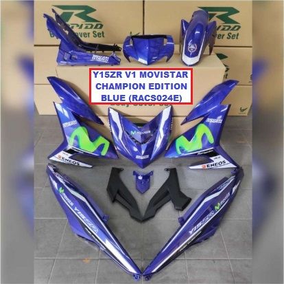 Rapido Cover Set Yamaha Y15ZR V1 V2 Movistar Champion Edition Blue ...