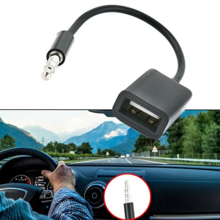 BENHENG 3.5mm Male Usb Female To 3.5mm Car Audio Cable AUX Audio USB 2. ...