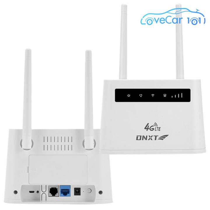 4G LTE WiFi Router 2 Antennas 150Mbps Hotspot Modem RJ11 RJ45 Ports ...