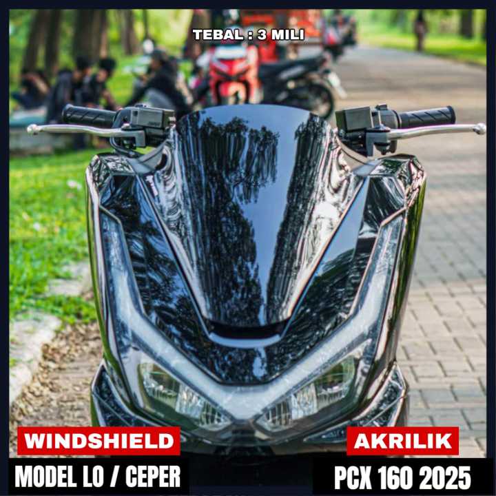 WINDSHIELD PCX 160 NEW 2025 WINDSHIELD PCX 160 ROADSYNC MODEL CEPER ...