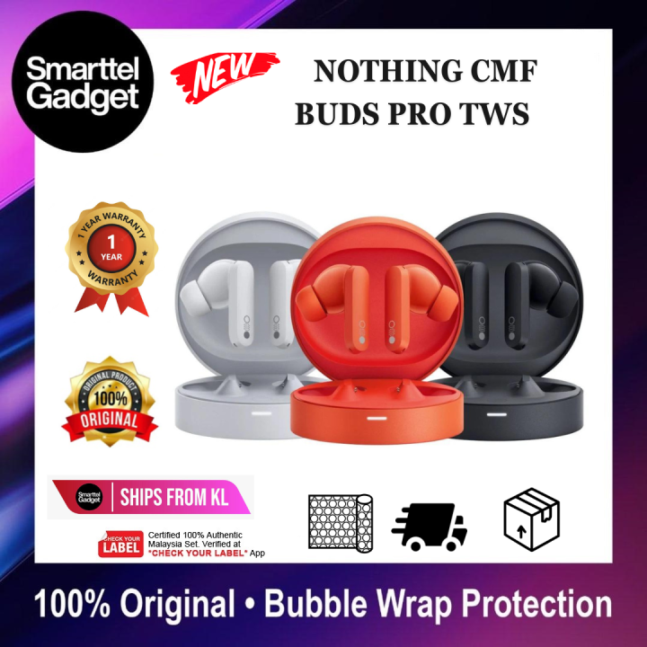 CMF Buds Pro Wireless Earbuds | 45 dB Hybrid ANC | 11 hours non-stop ...